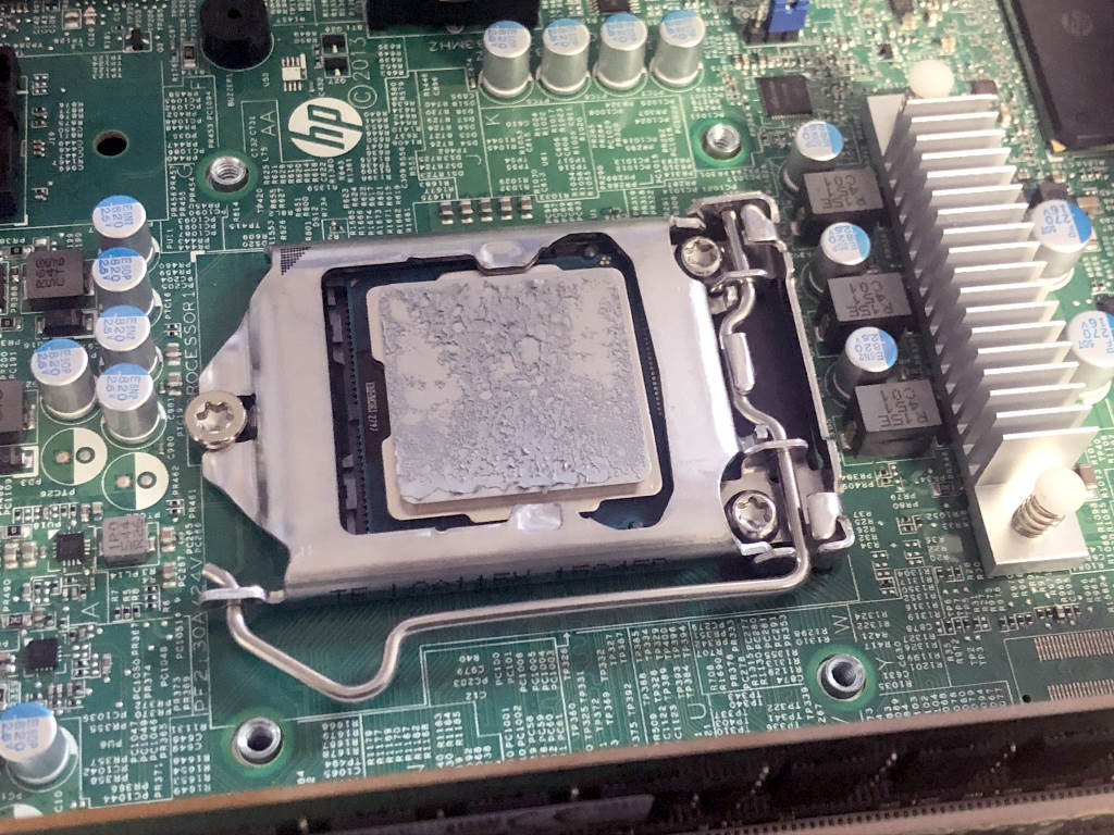 Upgrading the CPU on an HP MicroServer Gen8