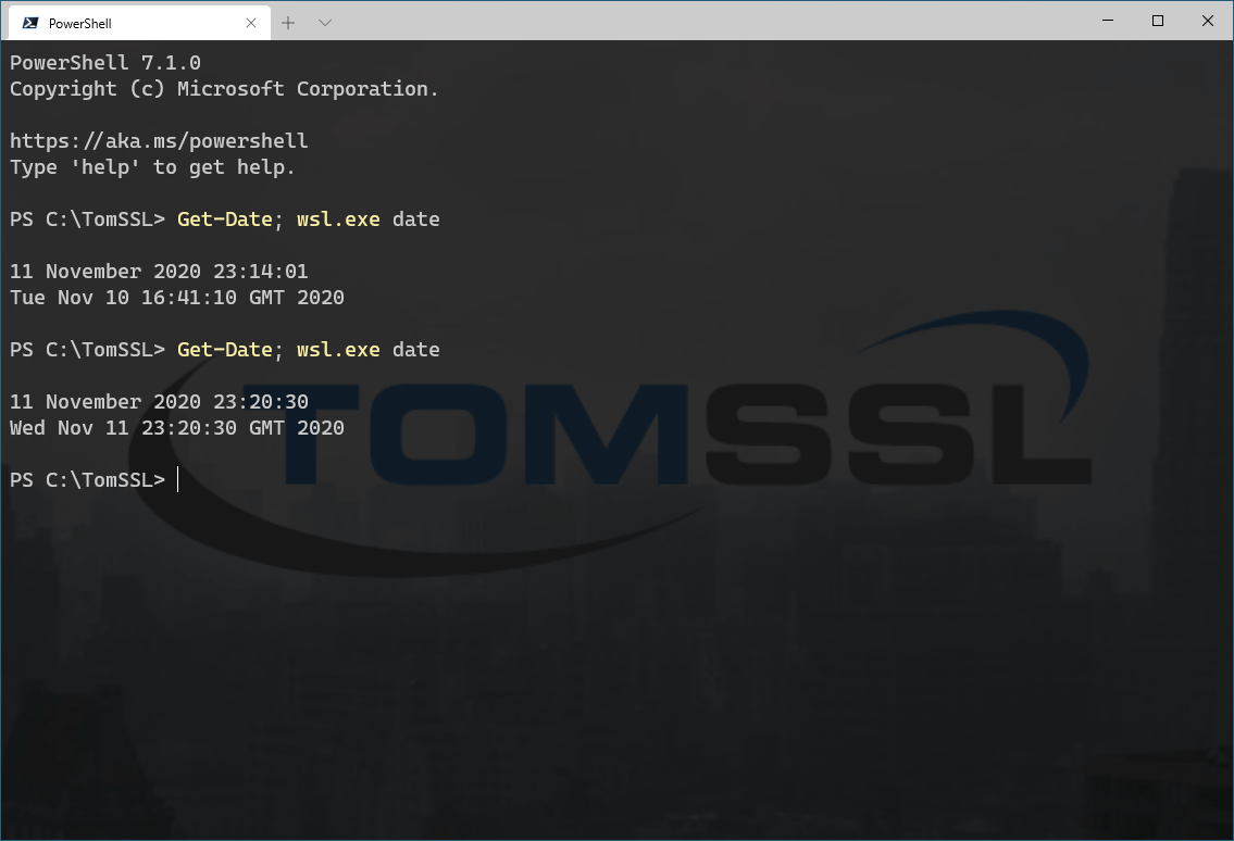 Fixing clock drift in WSL2 using Windows Terminal